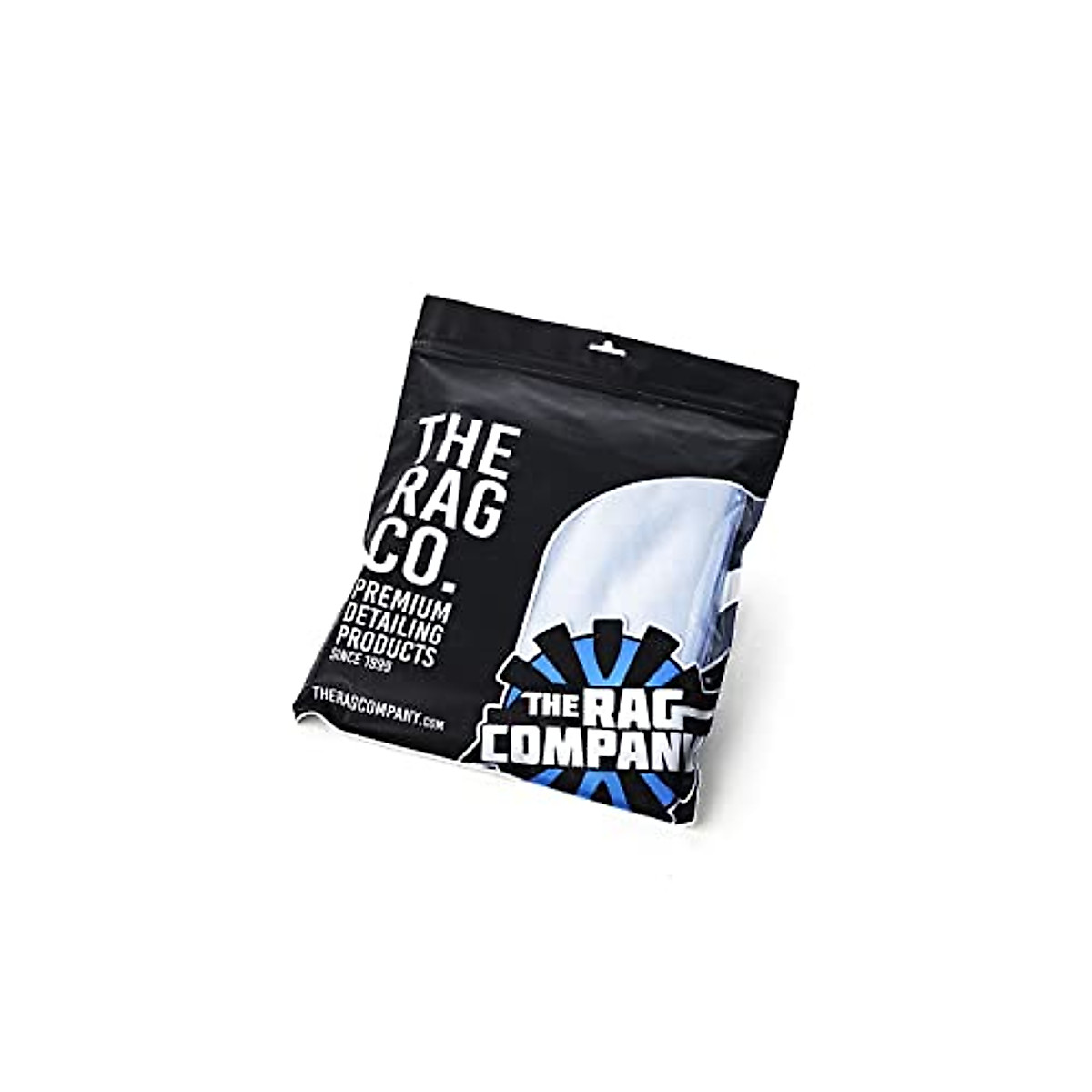 The Rag Company - Premium Window, Glass, Mirror & Chrome Detailing Towels - Professional Korean 70/30 Microfiber Blend, Lint-Free, Streak-Free, 350gsm, 16in. x 16in, Light Blue (5-Pack)