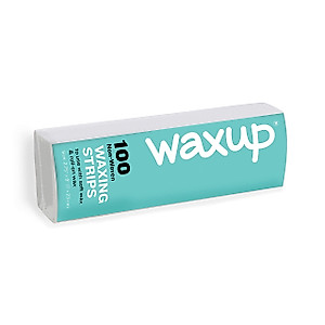 waxup Rose Roll On Wax 2 Pack and 100 Wax Strips, Hair Removal Wax Cartridge, Roller wax Refill for Waxing Kit.