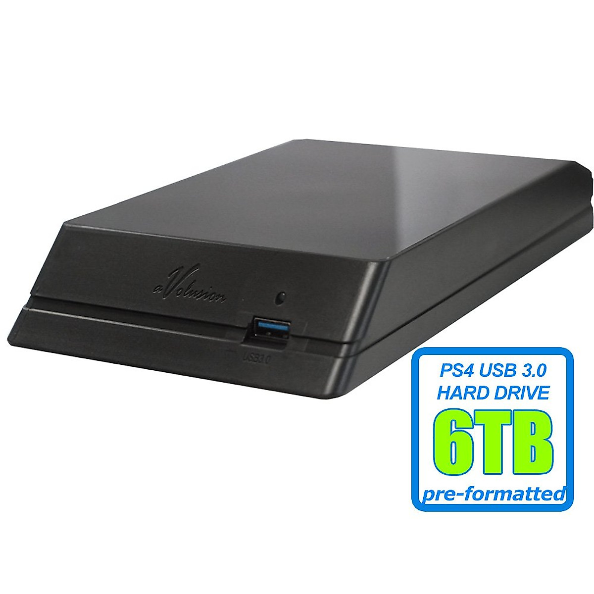 Avolusion HDDGear 6TB (6000GB) 7200RPM 64MB Cache USB 3.0 External PS4 Gaming Hard Drive (Works for PS4 Pro & Slim) (Renewed)