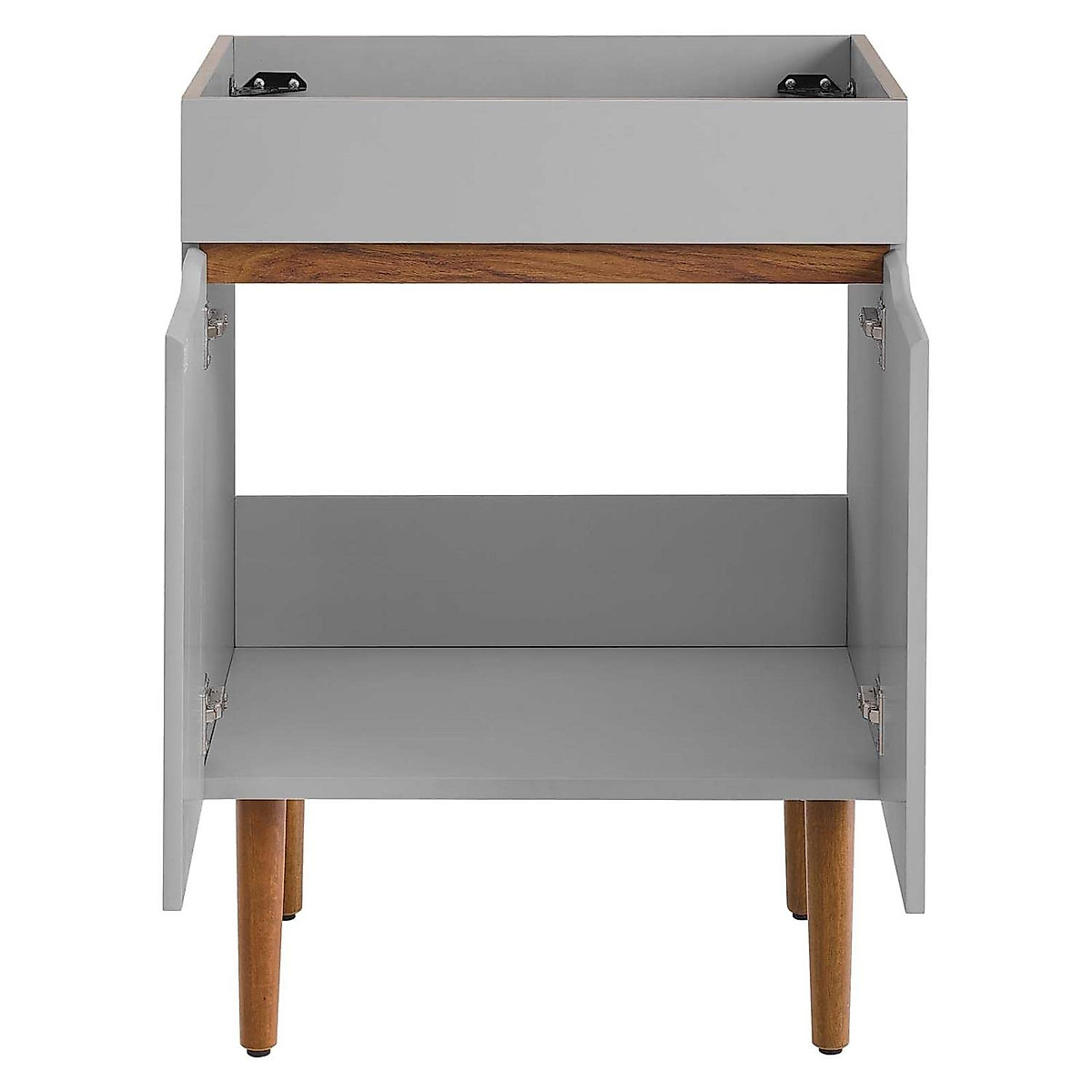 Modway EEI-3918-GRY-WAL Harvest 24" Bathroom Vanity in Gray Walnut (Sink Basin Not Included)