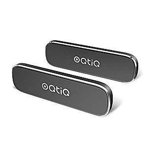OQTIQ [2 Pack] Magnetic Phone Car Mount, Phone Magnet for Car, Universal Stick On Rectangle Flat Dashboard Car Phone Magnet Mount for Cell Phones and Mini Tablets (Rectangle Flat)