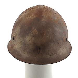 WW2 Japanese Imperial Naval Landing Forces Steel Helmet Hand Aged
