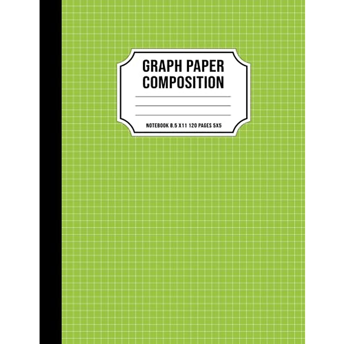 Graph Paper Composition Notebook 8.5 x 11: Quad Ruled 5 squares per inch (5x5) Grid Paper Notebook for Math and Science Students 120 Large Pages