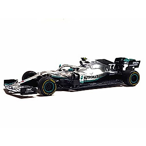 Bburago Mercedes AMG F1 W10 EQ Power F1#77 Valtteri Bottas 2019 1/43 Diecast Model Car 38036