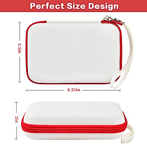 Case Compatible with GiiKER Super Blocks Puzzle Game, Super Slide Brain Teaser Puzzle Holder, Organizer Storage Bag for Electronic Brain Game Console & Puzzles for Kids Boys and Girls -Box Only-White