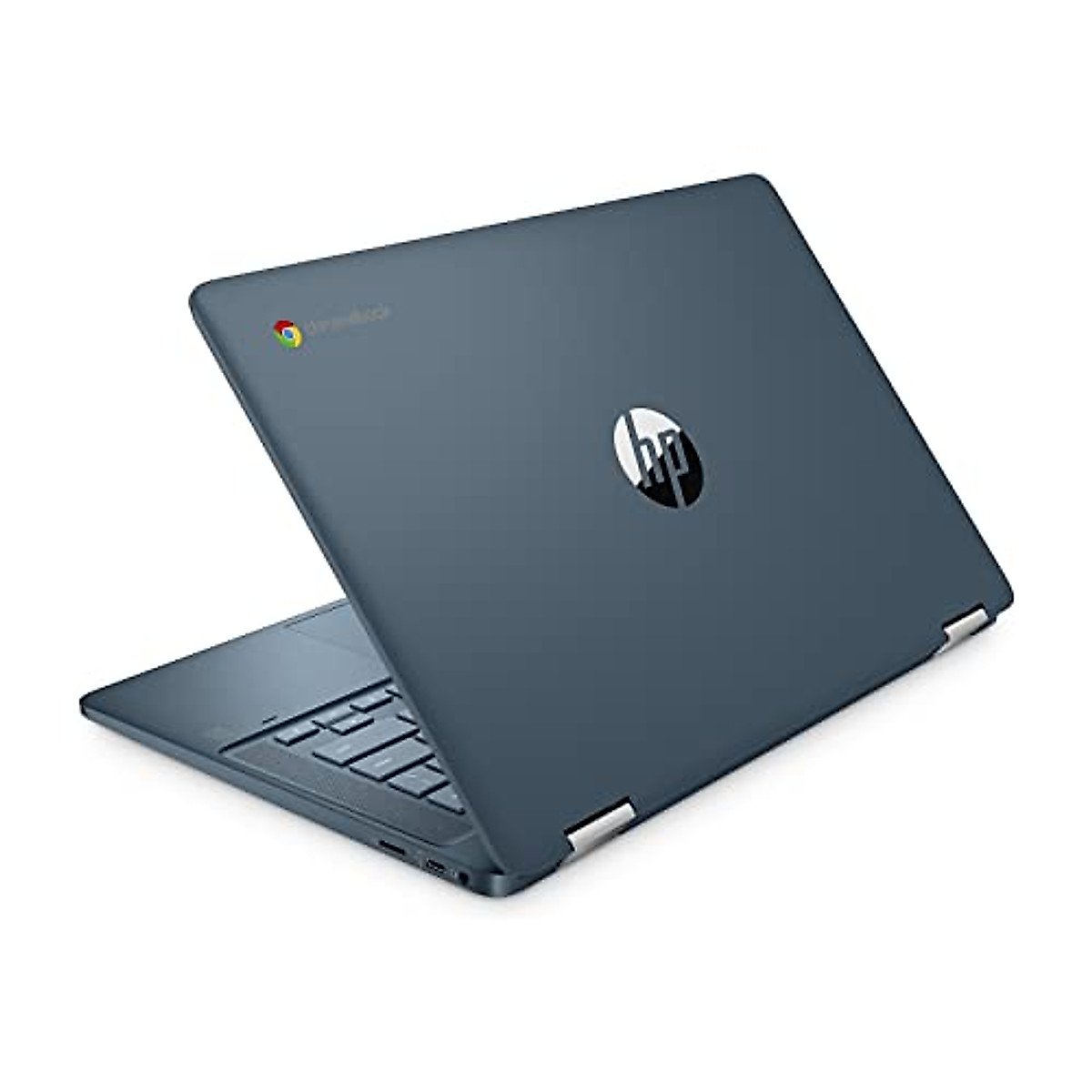 HP Chromebook x360 14b-cb0020ca, Intel Pentium Silver N6000, 8 GB RAM, 128 GB eMMC, Intel UHD Graphics, 2-in-1 Laptop, 14" Diagonal FHD Display, Spruce Blue (Renewed)