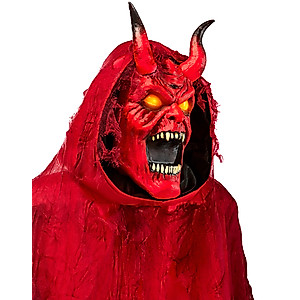 Spirit Halloween 4.9 Ft Hell Spawn Animatronic | Animated Decoration | Body Extends | Light Up LED Eyes | Speaks Phrases