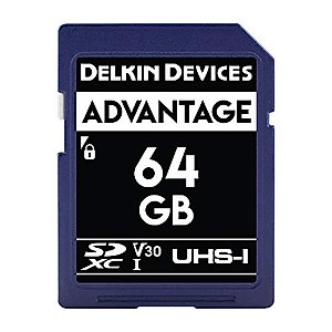 Delkin Devices 64GB Advantage SDXC UHS-I (V30) Memory Card (DDSDW63364GB)