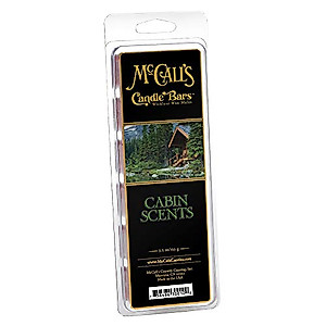 McCall's Candle Bars | Cabin Scents | Highly Scented & Long Lasting | Premium Wax & Fragrance | Made in The USA | 5.5 oz