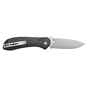Camillus ROVAX 7.6-Inch Folding Knife, Pocket Knife with CUDA-Lock and GFN Handle, Black