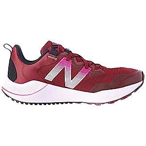 New Balance womens Dynasoft Nitrel V4 Trail Running Shoe, Garnet/Black, 8.5 US