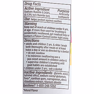 Burt's Bees Kids Toothpaste, Fluoride toothpaste, Fruit Fusion, 4.2 oz