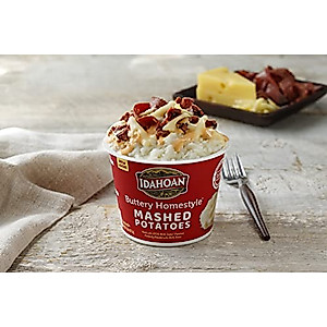 Idahoan Buttery Homestyle Mashed Potatoes, 1.5 oz cup (12-Pack)
