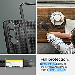 Spigen Neo Hybrid Bumper Case for Galaxy S23 Plus (2023) - Lightweight & Shock-Absorbent, Black