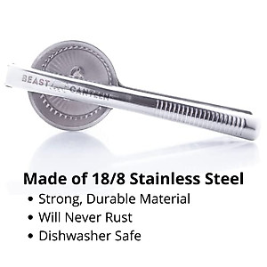 BEAST CANTEEN Potato Ricer Masher - 18/8 Stainless Steel Potato Ricer Press, Ricer for Mashed Potatoes, Mashed Potatoes Masher, Potato Ricer Stainless Steel Professional, Ricer Kitchen Tool