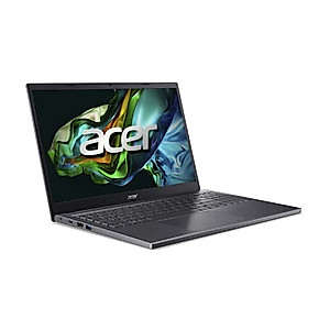 acer Aspire 5 15 Slim Laptop | 15.6" FHD (1920 x 1080) IPS | AMD Ryzen 5 7530U Hexa-Core Processor | AMD Radeon Graphics | 8GB LPDDR4X | 512GB Gen 4 SSD | Wi-Fi 6E | Backlit KB | A515-48M-R3DF,Gray