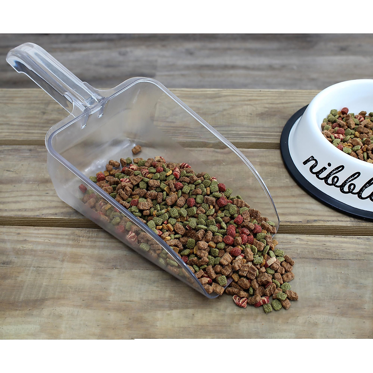 Darware Commercial Ice Scoop with Metal Holder, 58-Fluid Ounces Capacity