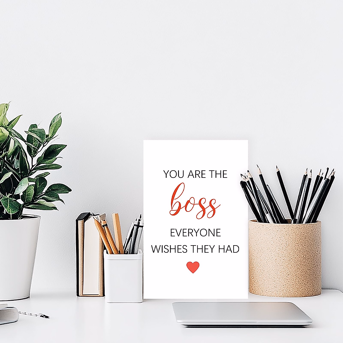 Londue Funny Boss Day Card for Boss Leader Manager, Boss's Day Gift Cards from Group Employee, Appreciation Gifts for Boss -You're The Boss That Everyone Wishes They Had