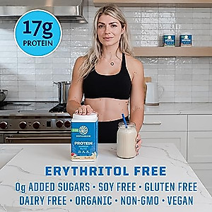 Sunwarrior Vegan Protein Powder Organic Plant-Based Protein | BCAA Amino Acids Hemp Seed Plant Protein | Soy Free Dairy Free Gluten Free Synthetic Free Non-GMO | Vanilla 30 Servings | Warrior Blend