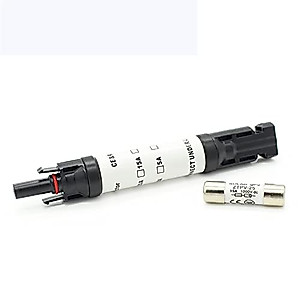 NHOSS 5PCS Solar in-line Fuse Connector 20A mp 1000 V DC Male to Female PV Solar Fuse Holder LJ0138