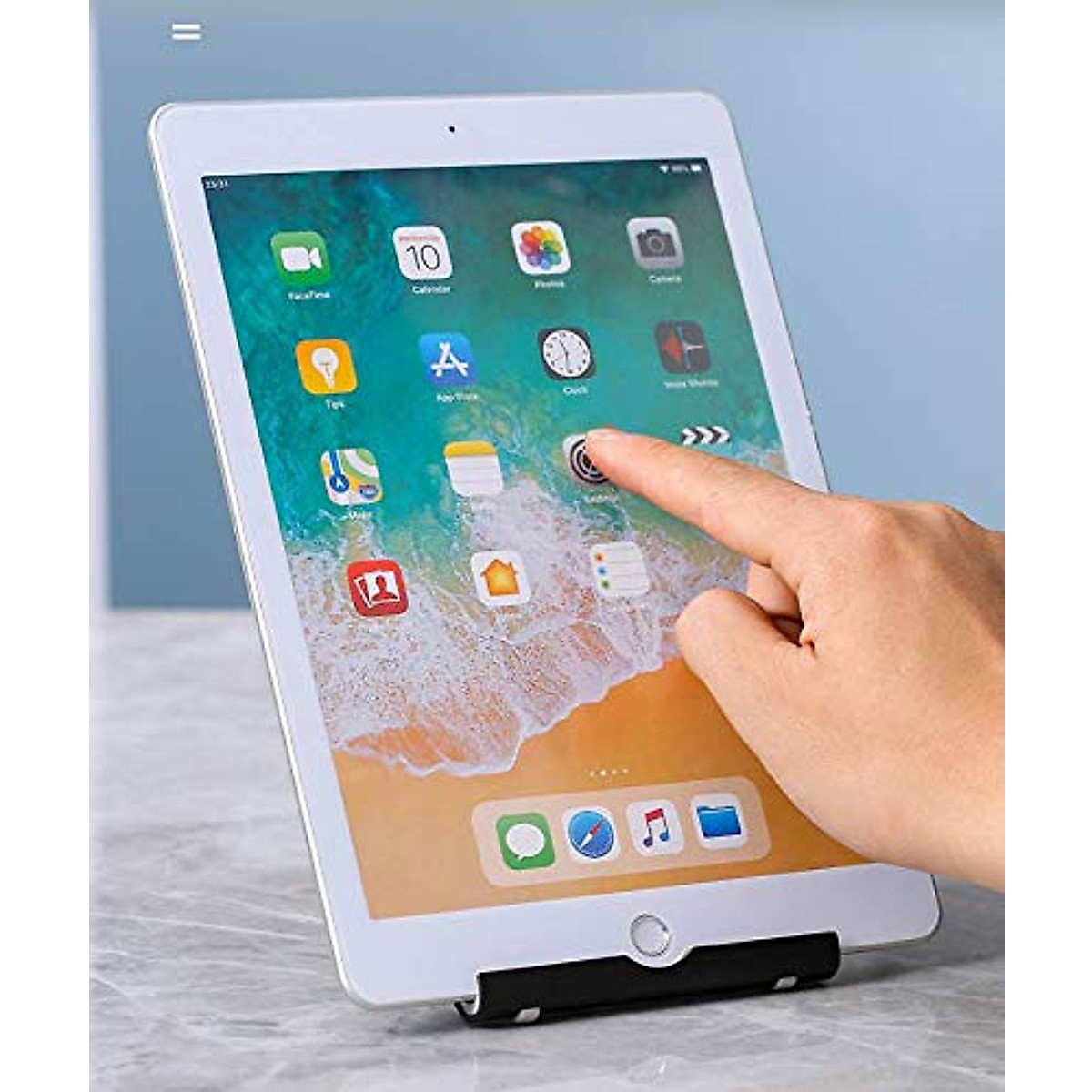 2 Pack Adjustable Tablet Stand Compatible with Fire HD 8 HD 10,Fire 7 Tablets,Compatible with Samsung Galaxy Tab A7 A8 S5e,Compatible with Kindle Paperwhite,E-Readers Desktop Holder