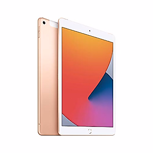 2020 Apple iPad 8th Gen (10.2 inch, Wi-Fi, 128GB) Gold (Renewed)