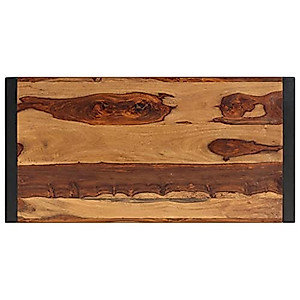 QJBSAVVA Coffee Table 47.2"x23.6"x15.7" Solid Sheesham Wood,Entrance Table Tray Tables Center Table Low Table Suitable for Meeting Rooms, Reception Rooms, Offices
