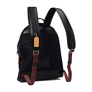 COACH Charter Backpack in Signature Denim Black Denim One Size