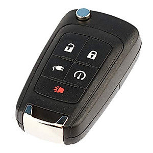 fits 2011 2012 2013 2014 2015 Chevrolet Volt Flip Key Fob Keyless Entry Remote (22923862, 22737521)