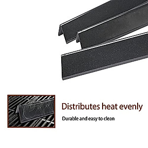 QuliMetal 7635 15.3 Inch Flavorizer Bars for Weber Spirit 200 and Spirit II 200 Series Gas Grills, Spirit E210/S210/E220/S220 with Front Controls Knobs, Porcelain Enameled, 3 Packs