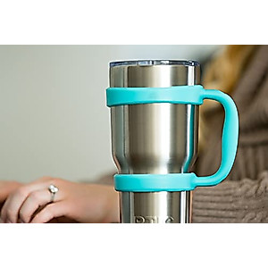 STRATA CUPS 30oz Tumbler Handle (Teal) Available For 30oz YETI Tumbler, OZARK TRAIL Tumbler, Rambler Tumbler - BPA FREE