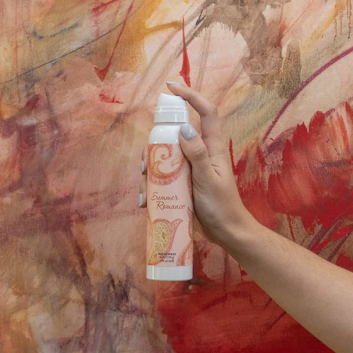 WILLOWBROOK | Fresh Scents Scented Non-Aerosol Room Spray | Summer Romance | Air Freshener for Odor Elimination | Single, 6 oz | Long Lasting Home Fragrance