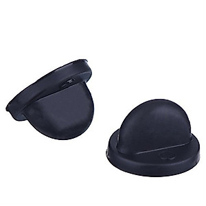 eBoot Tie Tacks Blank Pins with PVC Rubber Pin Backs (50)
