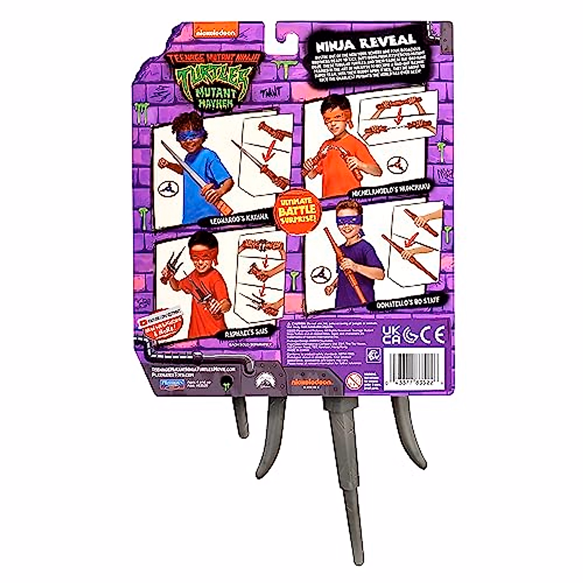 Teenage Mutant Ninja Turtles: Mutant Mayhem Raphael Sai's Basic Role Play Set by Playmates Toys