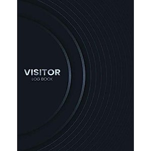 Visitor Log Book: Modern Design Contact Tracing Register Book. Sign In/Out for Hotels Business House B&B, School, Reception Desk, Meetings, Security