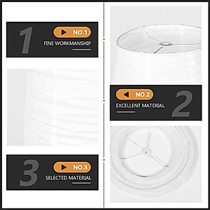 Uonlytech 3pcs Paper Floor Lampshade Light Accents: Nordic Floor Lamp Shade Japanese Style Standing Lamps for Living Room Floor Lamp Cover, 130X32X32cm