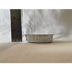 Weighing Boats,W-B57-AL-100, Aluminum, 57mm, Medium, with Handle, Pack of 100
