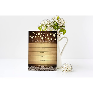 Your Main Event Prints 50 Rustic Wedding Invitations, Perfect For Bridal or Baby Shower, Rehearsal Dinner, Birthday Party, and Anniversary Parties