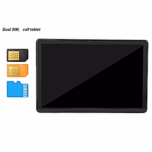 HEEPDD Tablet PC, Calls 4G 5G/2.4G Dual Band Dual Cards Dual Standby HD Tablet 64GB ROM for Games for Video for Android11 (US Plug)