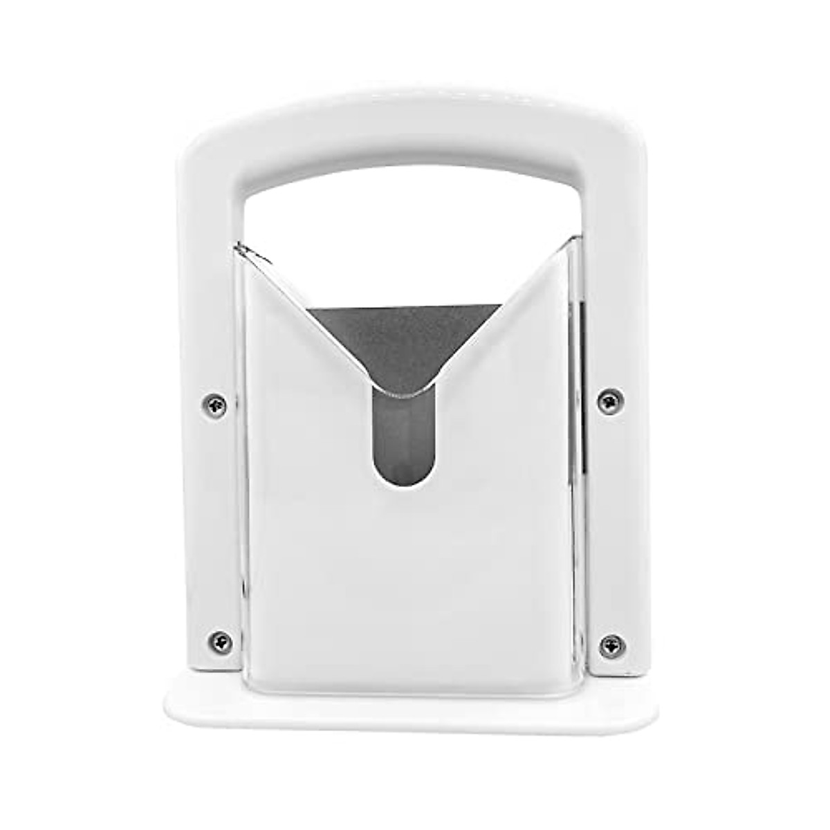 GANGH Bagel Slicer, Perfect for Bagels,Bagel Cutter Stainless Steel White, 6.8x3.7x8.8inches