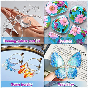 LET'S RESIN UV Resin,200g High Viscosity Crystal Clear Thick UV Resin Kit, Quick-Curing&Low Shrinkage Ultraviolet Epoxy Resin for Crafts, Doming, Coating