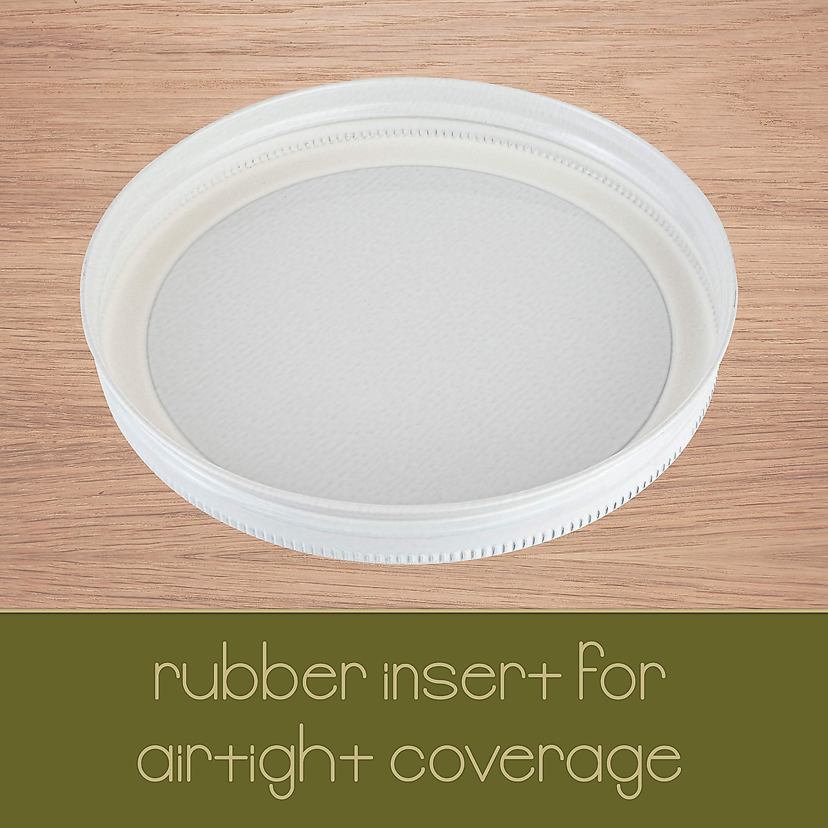 2 Pack of Lids for Kitchentoolz 1 Gallon & Half Gallon Glass Jar (only for kitchentoolz jars - will not fit other brands) - 110-400 size