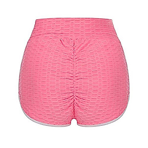 BAGELISE Fleece Lined Leggings Women Sweatpants for Women-Womens Joggers with Pockets Lounge Pants for Yoga Workout Running Christmas Pajama Pants Womens Yoga Pants Petite Length Pink