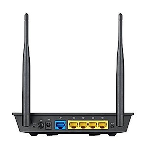 ASUS N300 WiFi Router (RT-N12_D1) - 3 in 1 Wireless Internet Router/Access Point/Range Extender, 2T2R MIMO Technology, Gaming & Streaming, Easy Setup