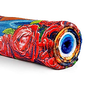 JUST FUNKY Borderlands 3 Psycho Bandit Cover Art Fleece Throw Blanket | Official Borderlands Large Collectible Blanket | 60 x 45 Inches