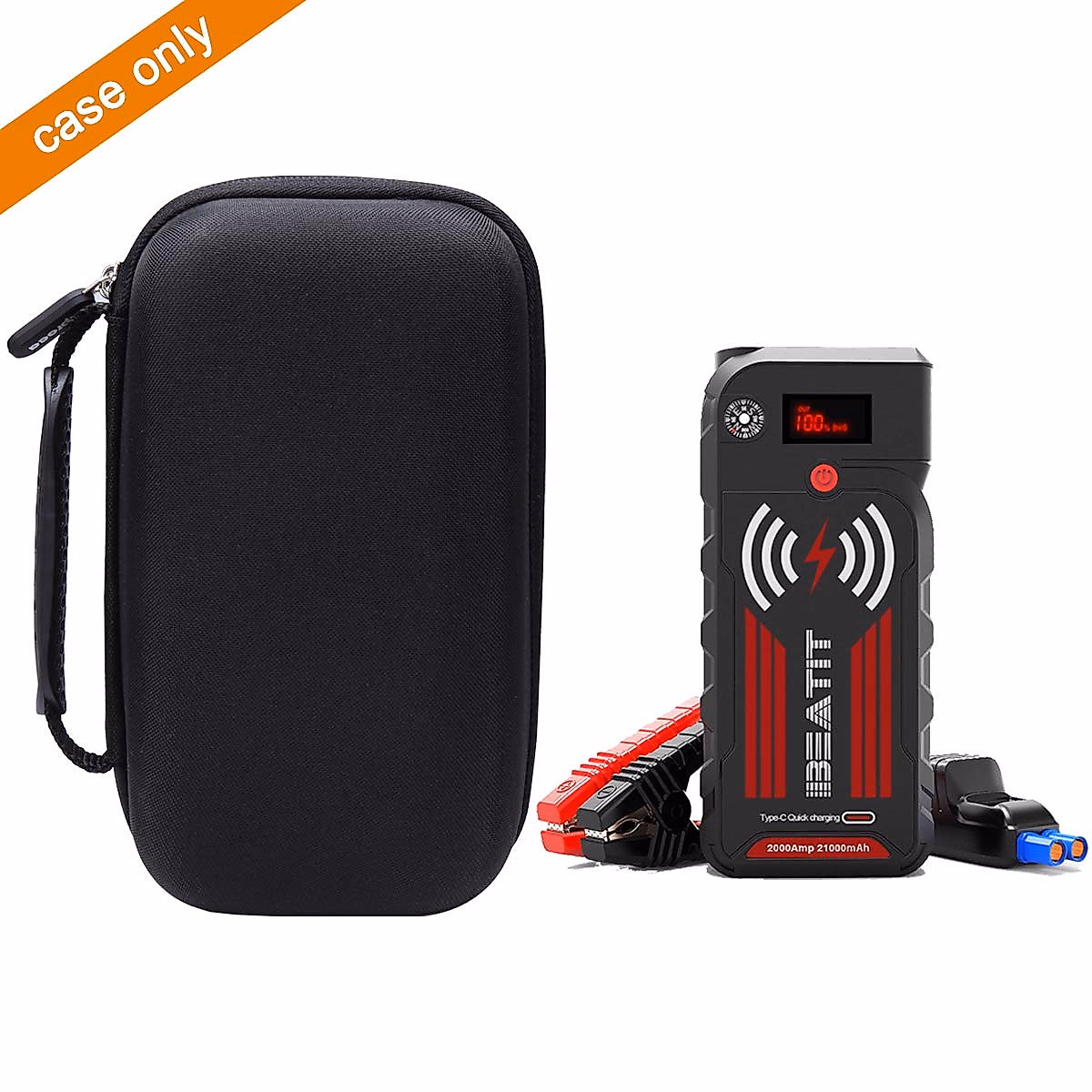 Aproca Hard Storage Carrying Travel Case Fit for BEATIT G18 QDSP 2000Amp Peak 12V Portable Jump Starter