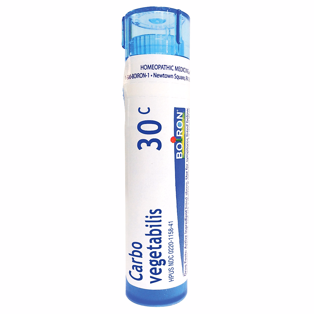 Boiron Homeopathic Medicine Carbo Vegetabilis, 30C Pellets, 80-Count Tubes (Pack of 5)