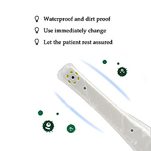 Angzhili 500pcs/box Dental Intraoral Camera Covers,Dental Endoscope Cover Intraoral Camera Sleeves