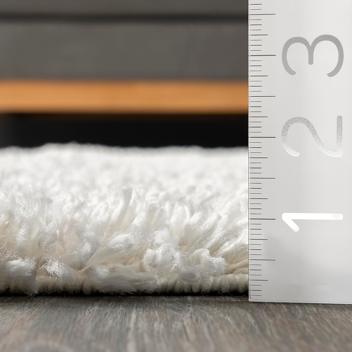 nuLOOM Neva Modern Tasseled Shag Area Rug, 8x11, Ivory