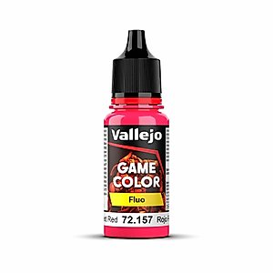 Vallejo Game Color, Fluorescent Red, 18 ml